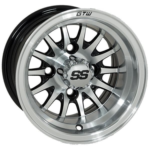 GTW® Medusa 10x7 Machined & Black Wheel (3:4 Offset) - Nivel Parts