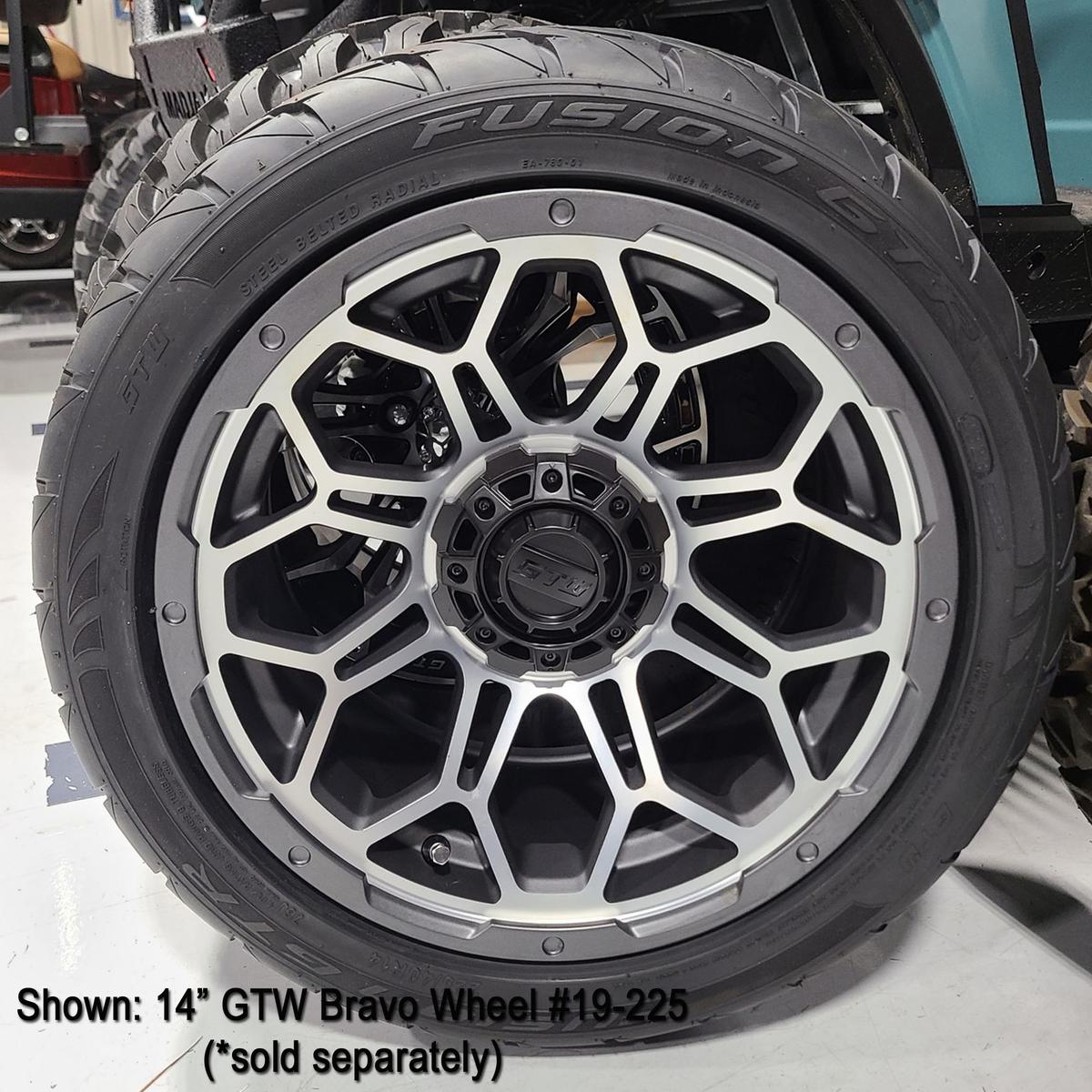 TIRE, 225/40-R14 GTW FUSION GTR STEEL BELT RADIAL - Nivel Parts