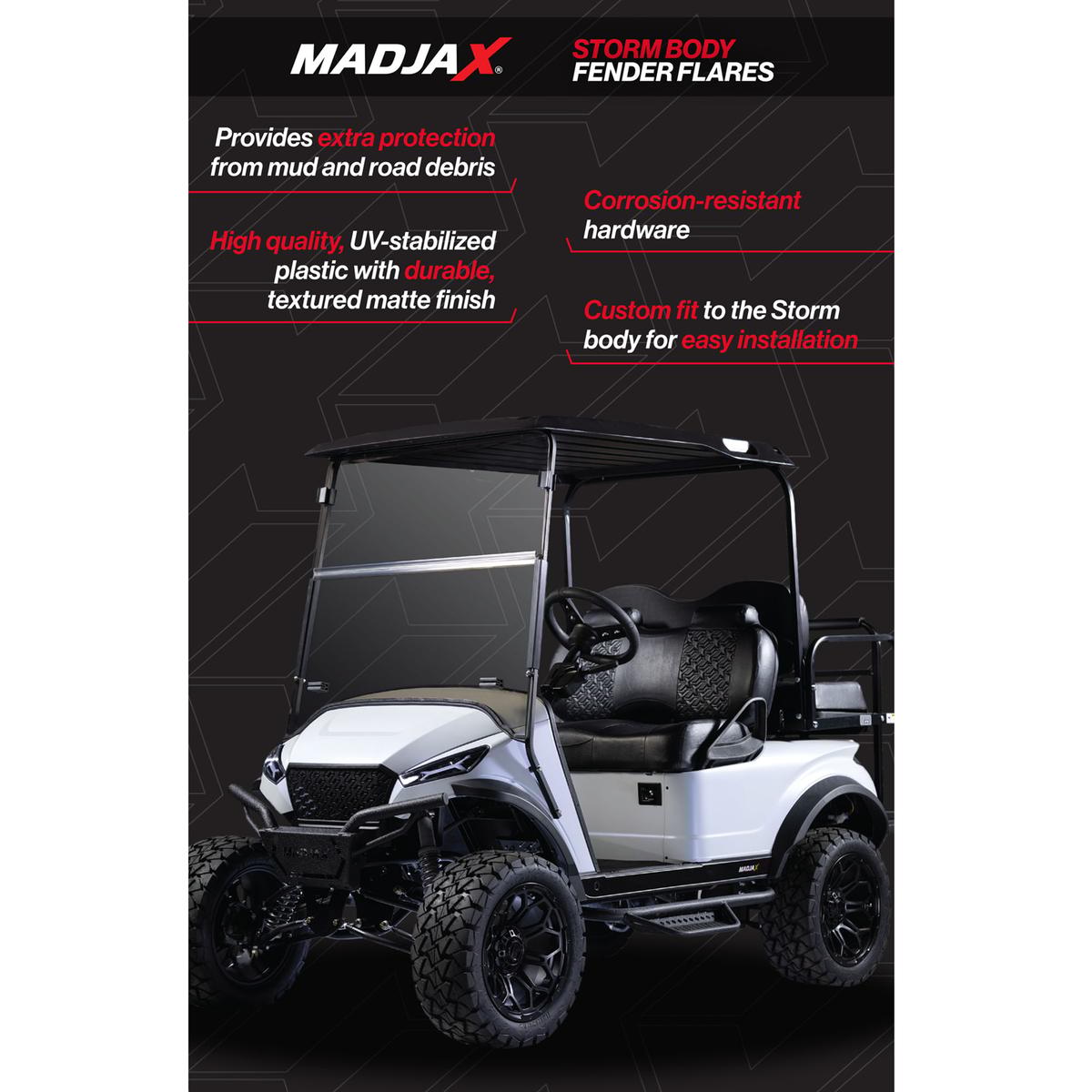 MADJAX STORM FENDER FLARES SET - Nivel Parts