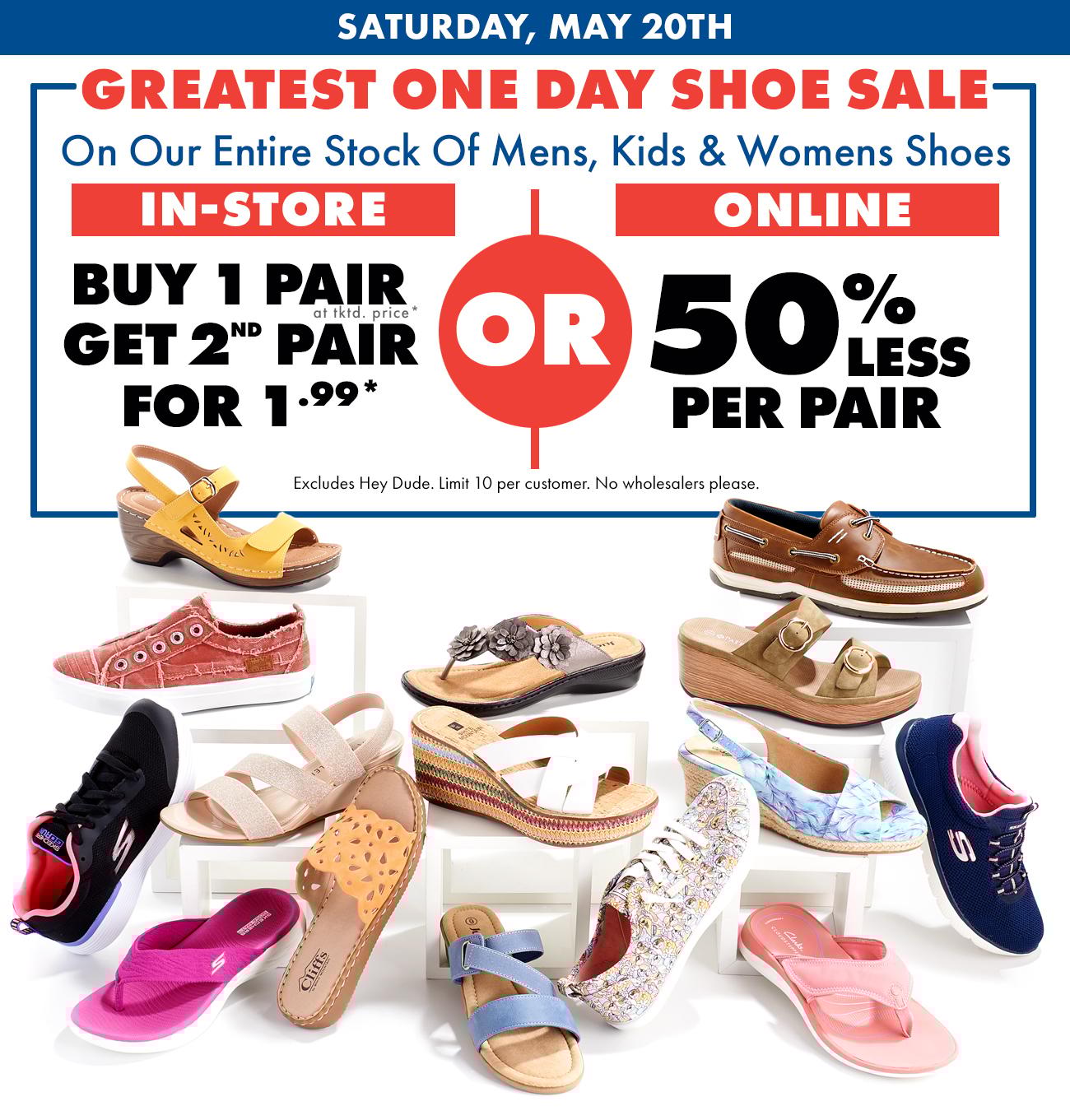 Shoe Event Details - Boscov's